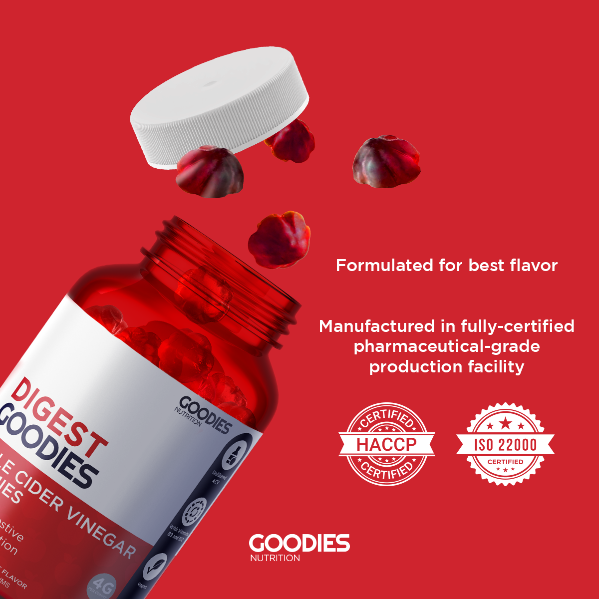 DIGEST GOODIES | ACV Gummies | Goodies Nutrition
