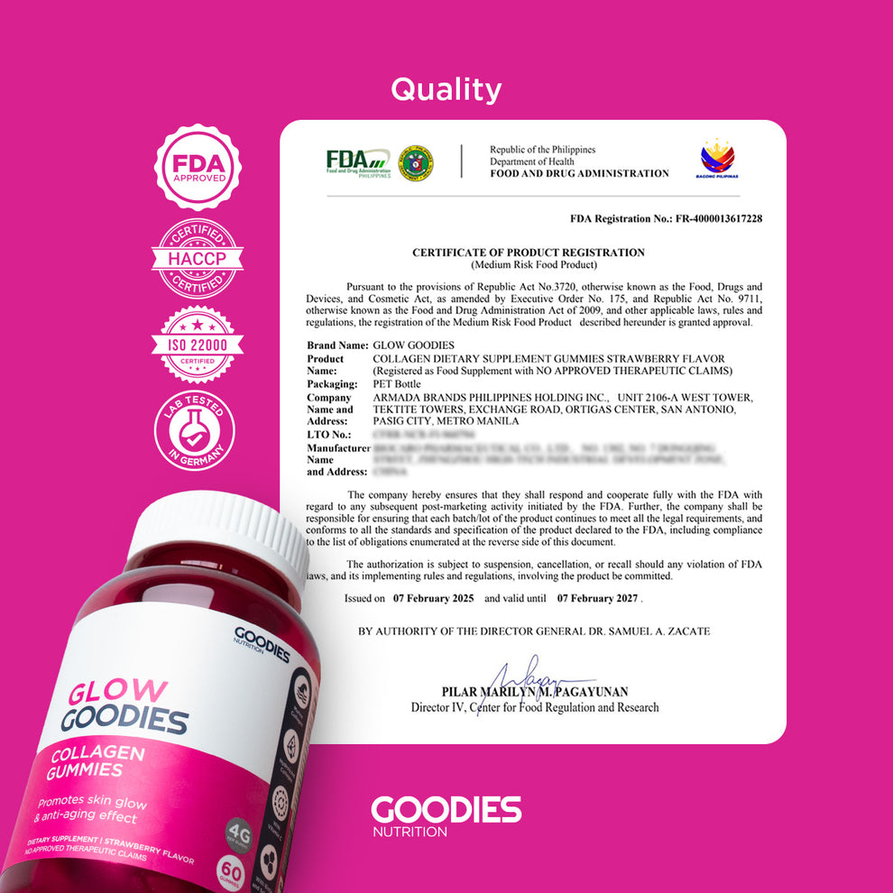 GLOW GOODIES - Collagen Gummies – Goodies Nutrition