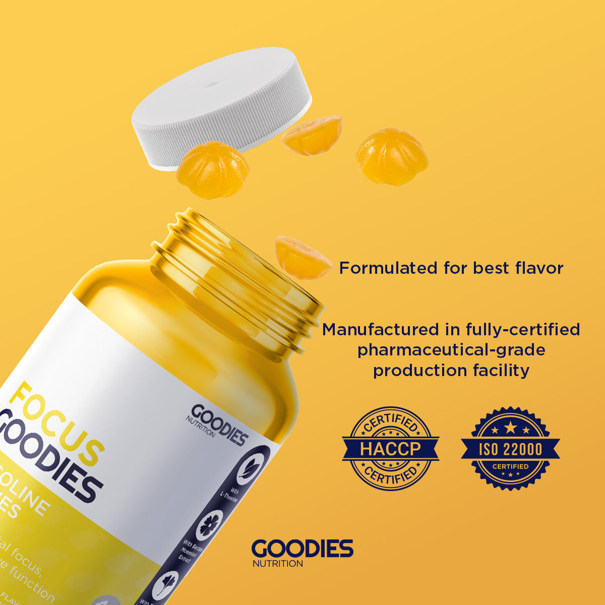 FOCUS GOODIES - Citicoline Gummies – Goodies Nutrition