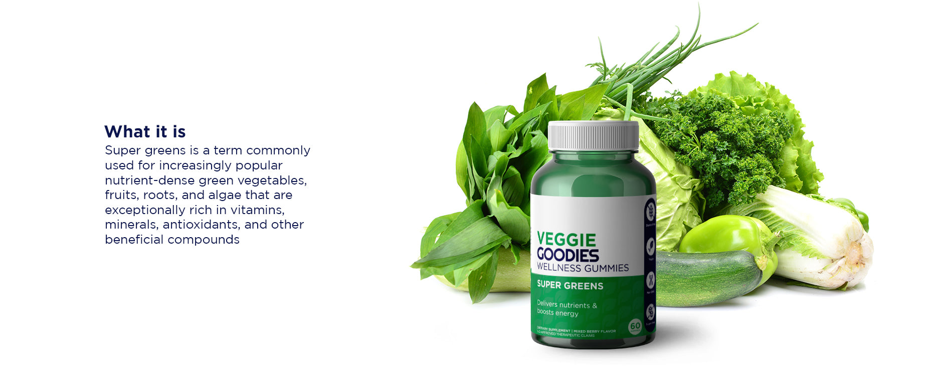 ENERGY GOODIES | Supergreens Gummies | Goodies Nutrition