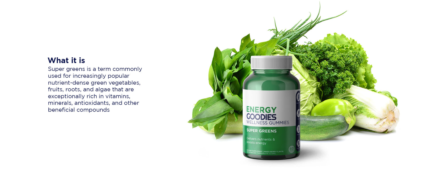 ENERGY GOODIES | Supergreens Gummies | Goodies Nutrition